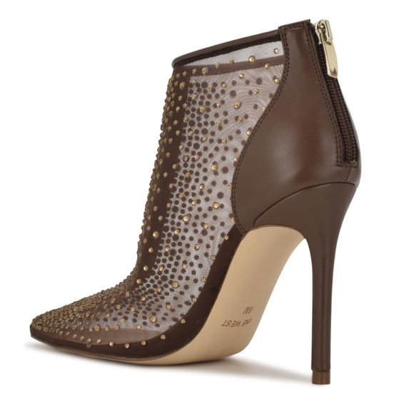 Shoes | Hot Sprinkled Cocoa Sheer Bootie Size 12 | Poshmark